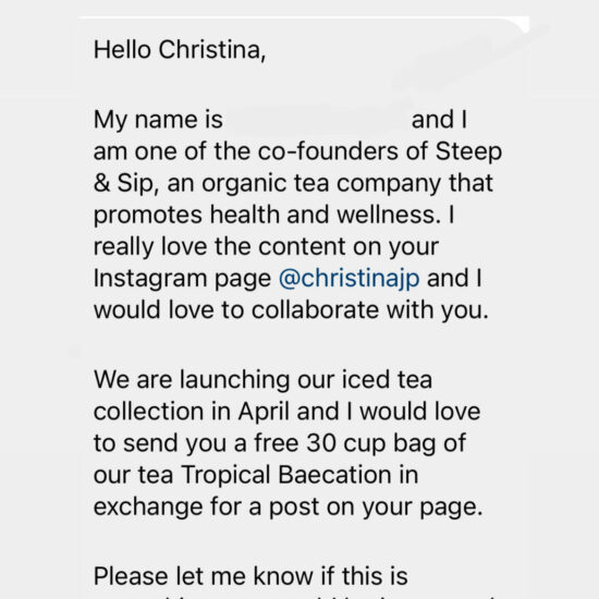 How to Get Brand Collaborations As A Creator - Being Christina Jane