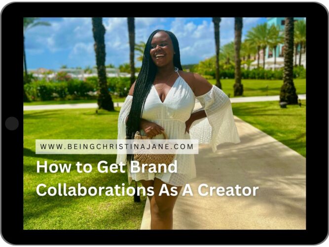 How to Get Brand Collaborations As A Creator - Being Christina Jane