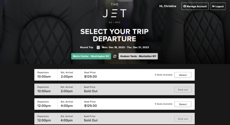 The Jet Bus Service: The Luxury Bus Ride Between New York and D.C ...