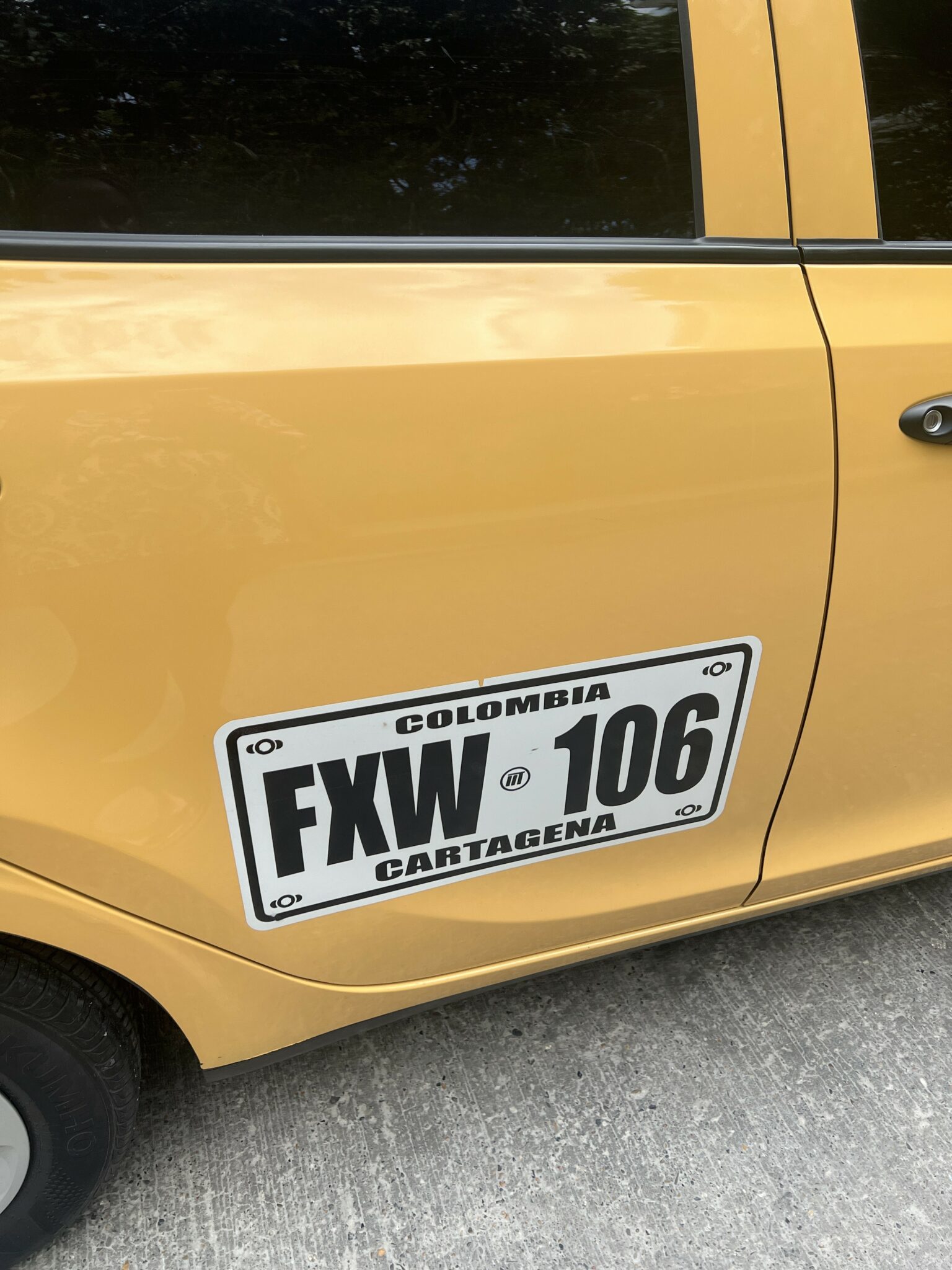 Taxis in Cartagena: Getting Around Using Taxi Cabs - Being Christina Jane